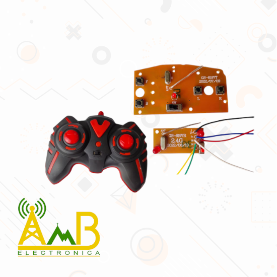 Control RC 4 Canales con Mando Emisor - Receptor para Proyectos de ...