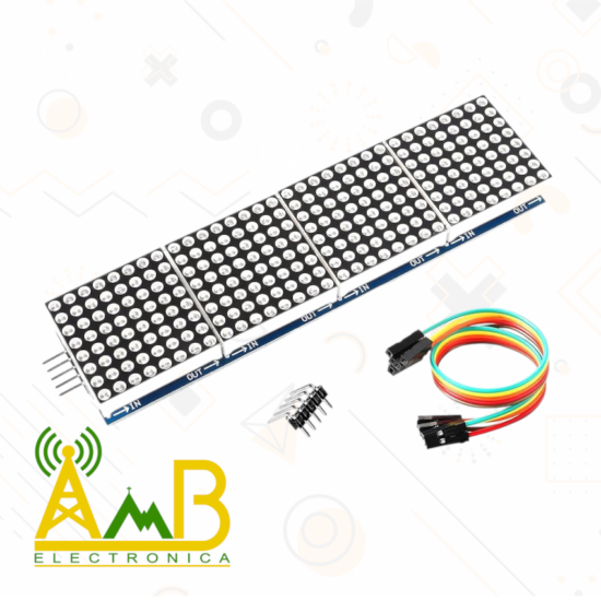 Matriz LED 8x32 - AMB electrónica Bolivia